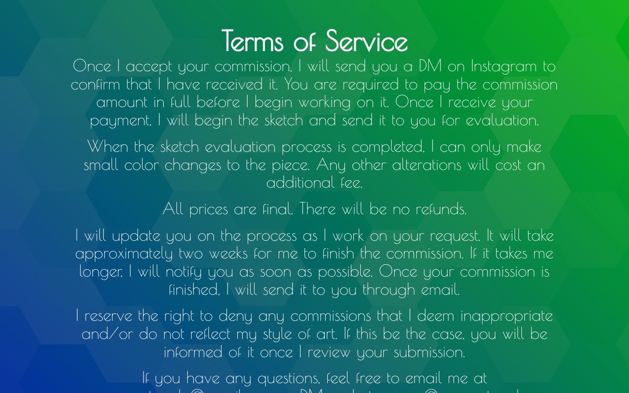 MAW Terms of Service